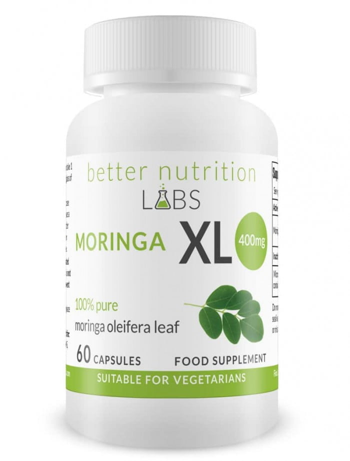 Moringa XL – Suplemento de hoja de Moringa oleífera (800mg)