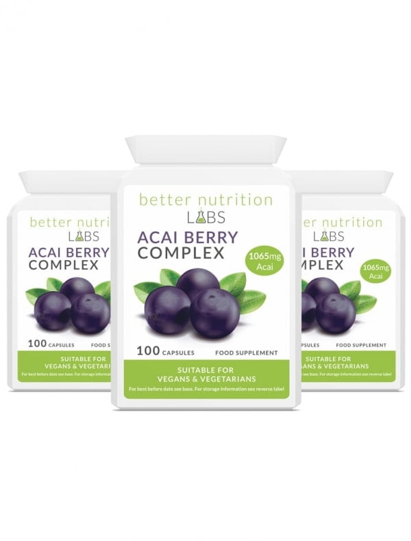 Acai Berry Complex: Freeze Dried Açaí - 3 Month Supply