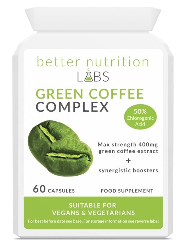 Green Coffee Complex - 400 mg grönt kaffeextrakt per kapsel (50% GCA)